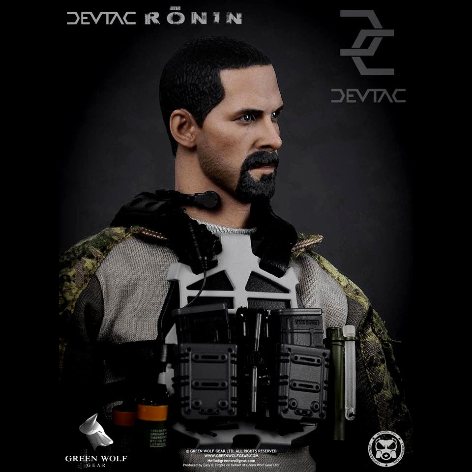 DEVTAC Special Operations Operative Ronin Green Wolf Gear - Machinegun ...