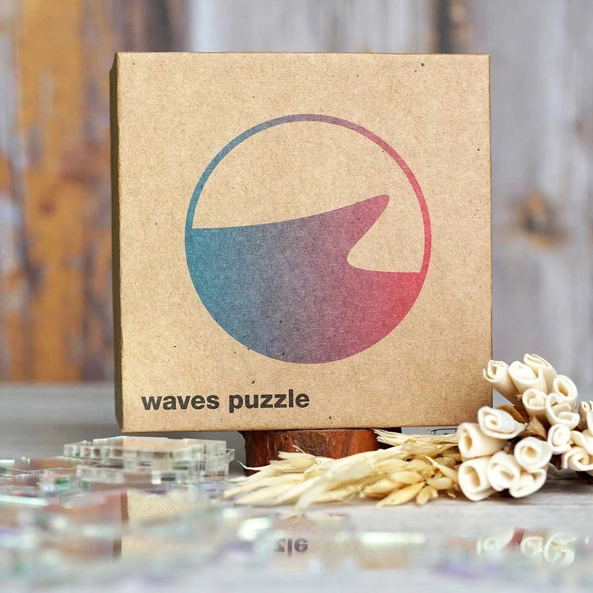 Iridescent Waves Puzzle - 49 Acrylic Pieces – Head Space